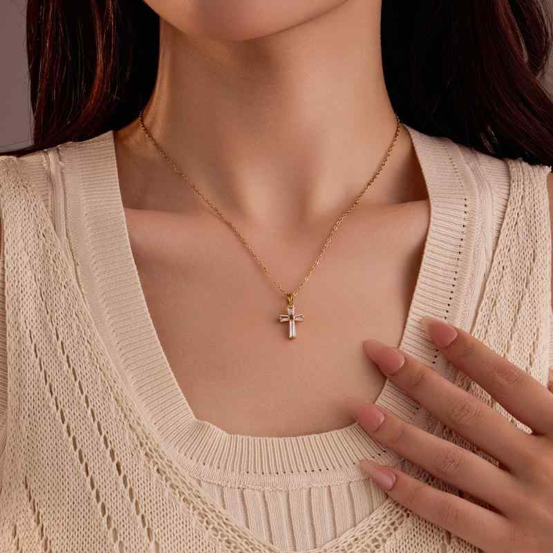 ・カテゴリ: ネックレス・スタイル: オフィス・通勤スタイル・対象: 女性・主な素材: ステンレス・ペンダント素材: ステンレス・加工: メッキ・純度: 18K・チェーンスタイル: レギュラーチェーン・周囲: 41cm～50cm・モチーフ:...