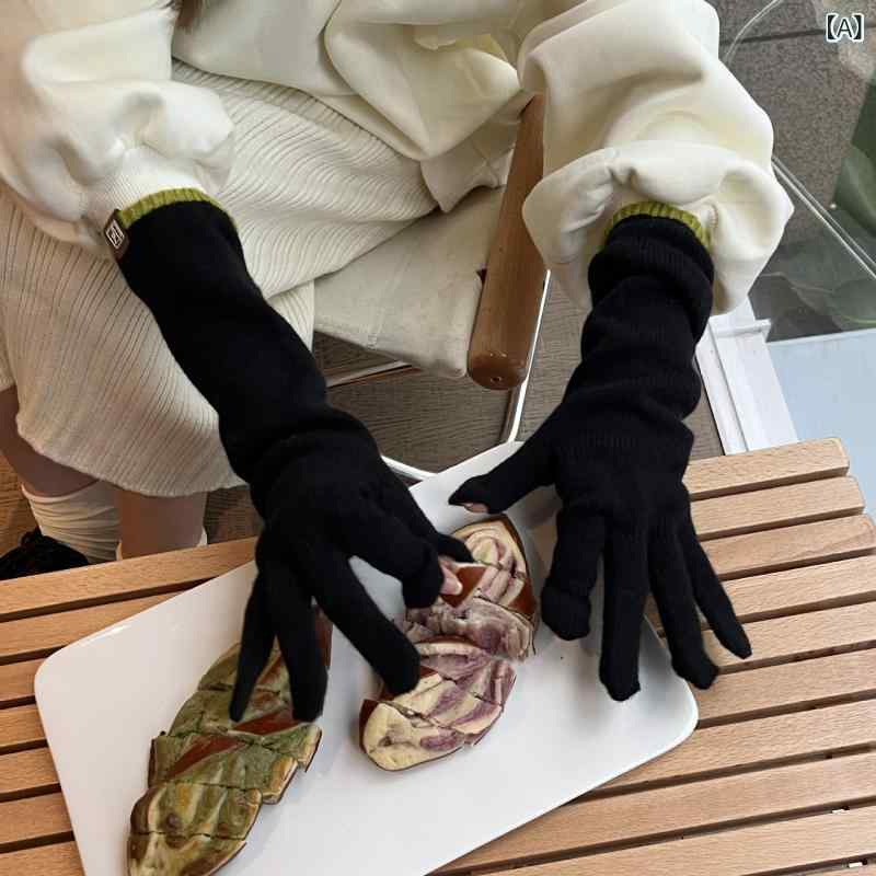 ・カテゴリ: 保温手袋・スタイル: 指あり手袋・機能: 保温・主な素材: 毛糸・カラー展開: ブラック、キャラメル、マスタードグリーン、ブラウン、カーキ、ピンク、ベージュ、スカイブルー・テイスト: 汎用、エレガント、ミニマル、カジュアル、ス...