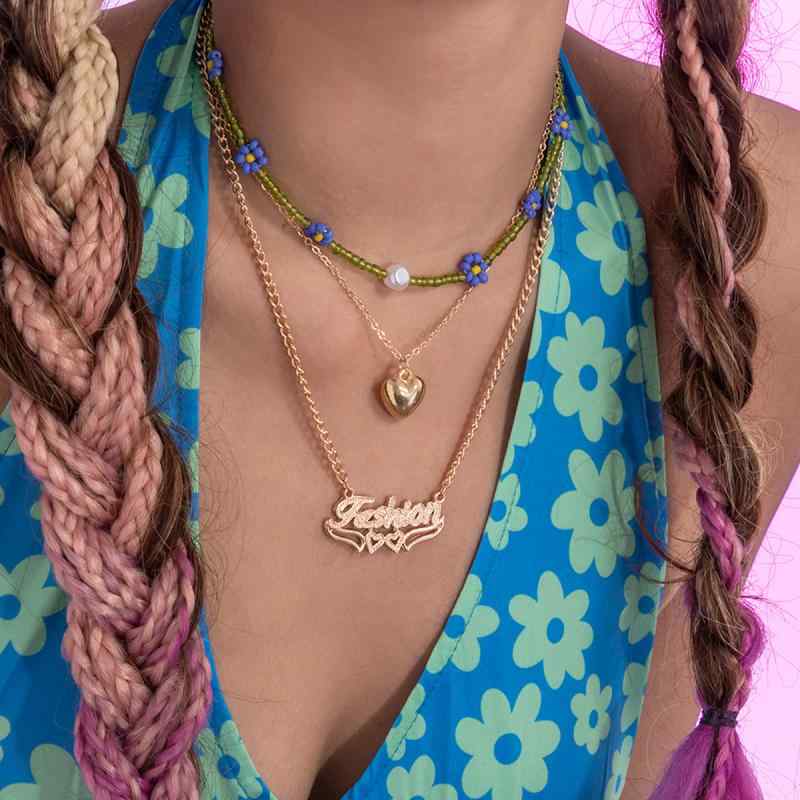 ・スタイル: エスニック・主な素材: 合金、米ビーズ、パール・加工: 電鍍・カテゴリ: ネックレス・対象: レディース・モチーフ: デイジー・ギフトシーン: 結婚祝い、旅行記念、従業員福利・チェーンスタイル: ボールチェーン・デザイン: 多...