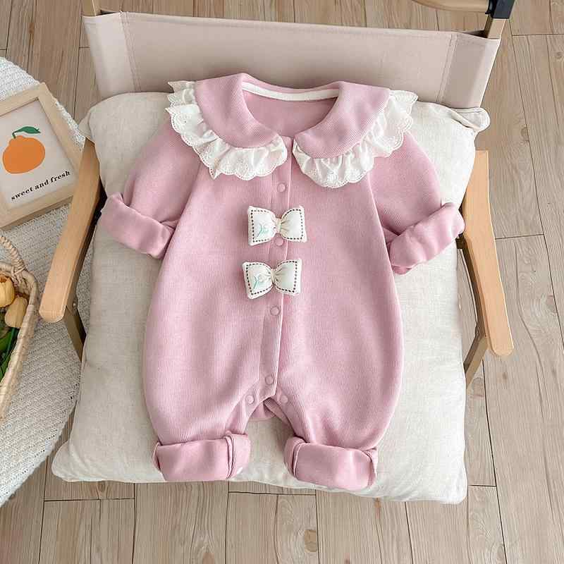 ・カテゴリ: ロンパース・スタイル: プリンセス・主な素材: 綿95%・袖丈: 長袖・厚さ: 普通・留め具: シングルボタン・性別: 女児・対象年齢: 新生児(0～1歳、身長80cm以下)・カラー: ピンク・対応身長: 66cm、73cm、...