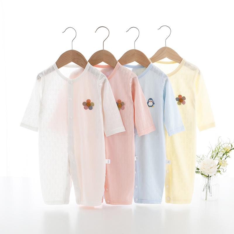 ・カテゴリ: ロンパース・スタイル: カジュアル・主な素材: 綿55%混紡・留め具: シングルボタン・袖丈: 長袖・厚さ: 薄手・性別: 男女兼用・対象年齢: 1～3歳（身長80～100cm）・着用シーズン: オールシーズン・カラー展開: ...