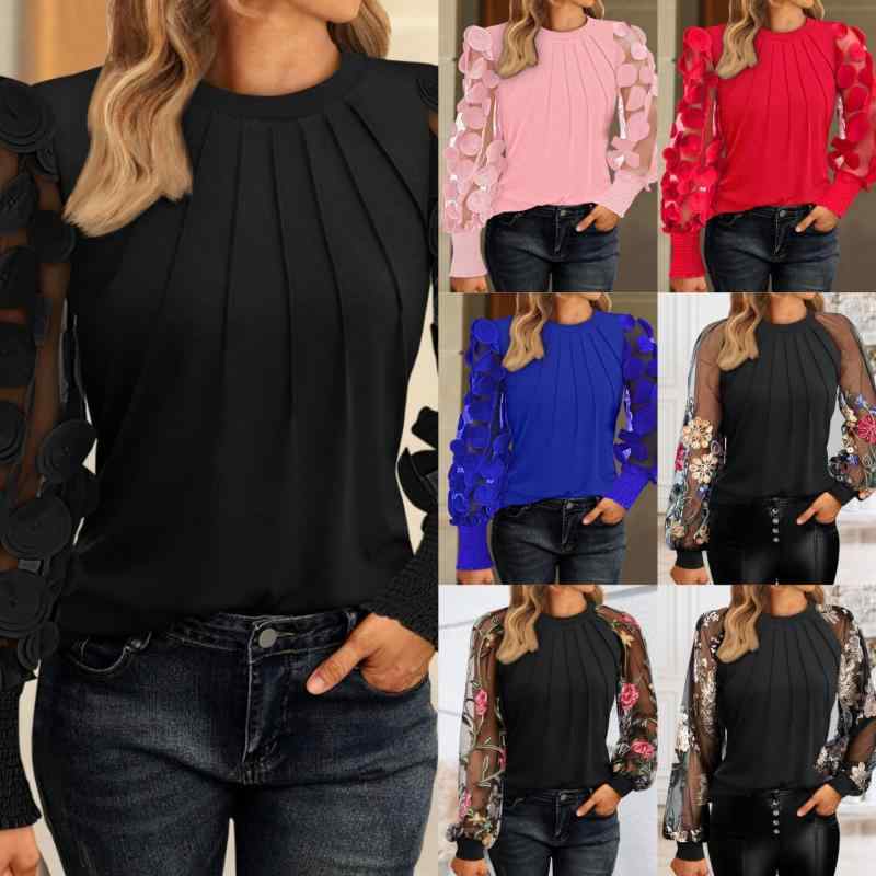 ・カテゴリ: Tシャツ・スタイル: きれいめ通勤・主な素材: ポリエステル95%以上・ネックライン: クルーネック・袖丈: 長袖・カラー展開: ブラック、レッド、ピンク、ブルー・サイズ展開: S、M、L、XL、XXL