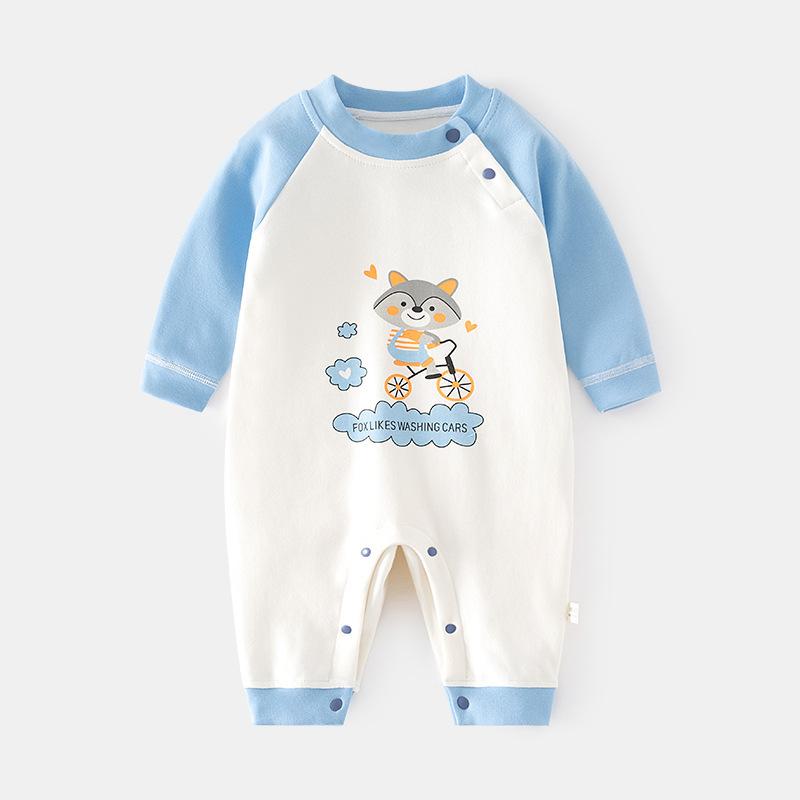 ・カテゴリ: カバーオール・スタイル: 個性的・主な素材: 綿95%・対象年齢: 1～3歳 (80～100cm)・対象性別: 男女兼用・袖丈: 長袖・厚さ: 普通・留め具: プルオーバー・カラー展開: ブルー、パープル、グリーン、オレンジ、...