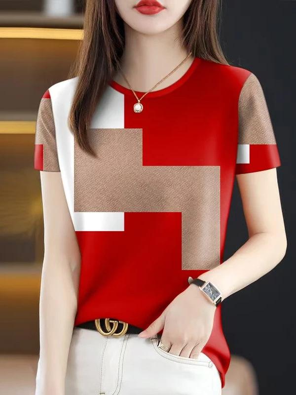 ・カテゴリ: Tシャツ・主な素材: ポリエステル90～95%・柄: ストライプ、チェック・デザイン: プルオーバー・袖丈: 半袖・加工: プリント・フィット: Hライン・着丈: 約50～65cm・ネックライン: ラウンドネック・袖タイプ: ...