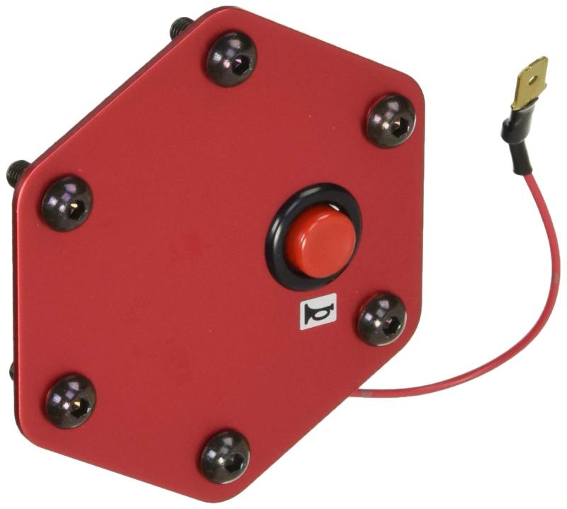 大恵 Daikei PLATE HORN BUTTON(ステアリングプレートホーンボタン) MOMO モモタイプ レッド&amp;レッド PHB-01ボタンボルトでホーンプレートとステアリングを共締めし、ボスに固定してください。5×15ボタ...