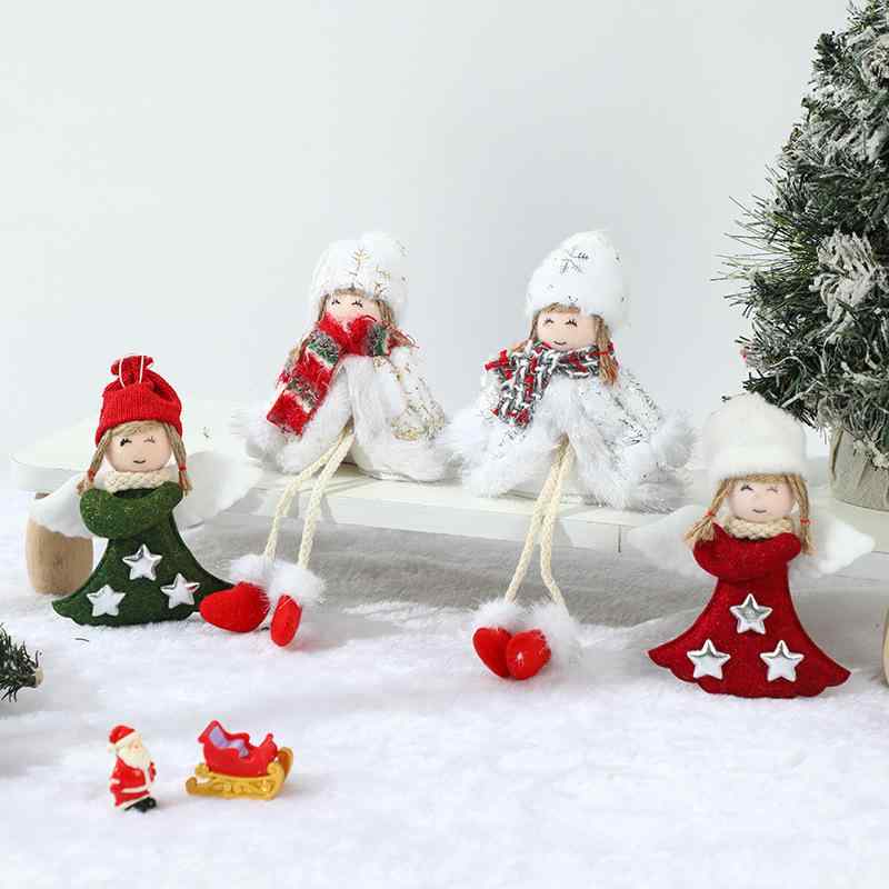 ・主な素材: 不織布・カラー展開: 赤マフラー長足天使、グレーマフラー長足天使、翼付き赤体天使、翼付き緑体天使・スタイル: 韓国風、カートゥーン、モダンシンプル、モダンアート、ライトラグジュアリー・適用イベント: クリスマス