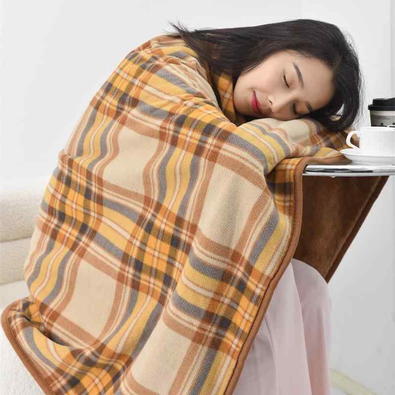 ・カテゴリ: フランネル肩掛けブランケット・主な素材: ポリエステル・重さ: 300g～500g未満・柄: ストライプ、幾何学模様、チェック・カラー展開: グレーホワイトチェック、グリーンチェック、ブルーホワイトストライプ、ヴィシーカラーチ...