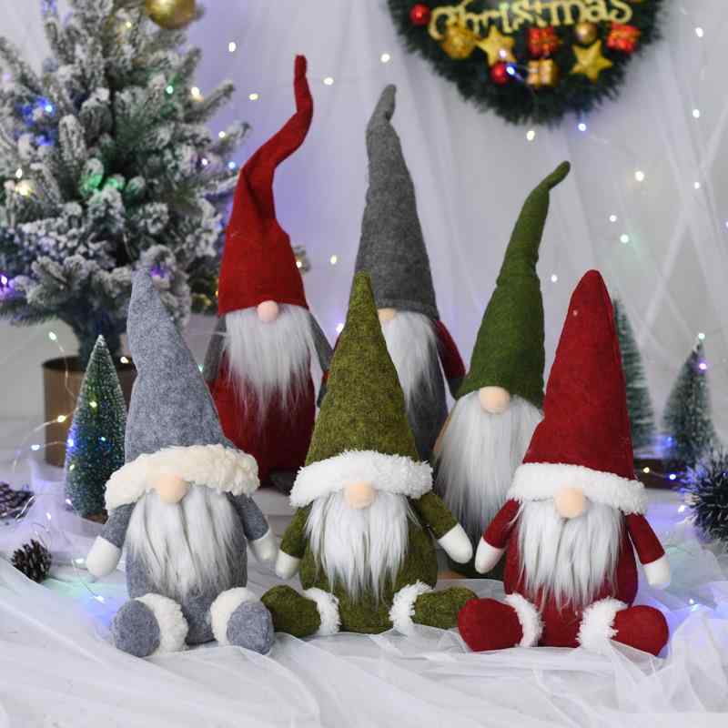 ・主な素材: 布・カラー展開: レッド、グレー、グリーン・カテゴリ: クリスマスオーナメント・製法: 半手作業、半機械・スタイル: 韓国風、田園風、欧風、米国風、現代アート・適用イベント: クリスマス