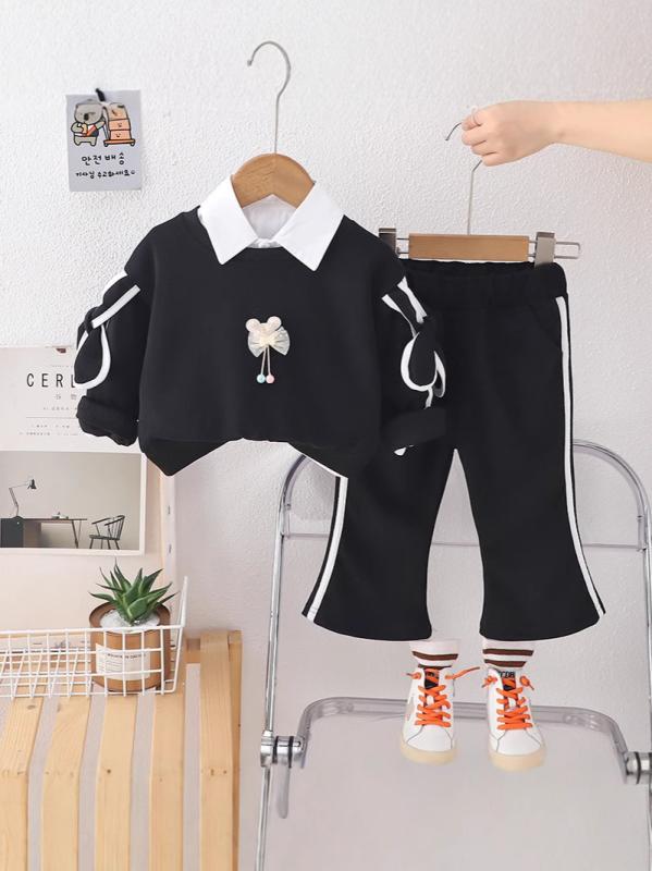 ・性別: ユニセックス・スタイル: 韓国風・セットタイプ: パンツセット・セット内容: 3点セット・対象年齢: 1〜3歳 (80〜100cm)・季節: 春・袖丈: 長袖・丈: ロングパンツ・加工: 柔軟加工・厚さ: 普通・柄: キャラクター...