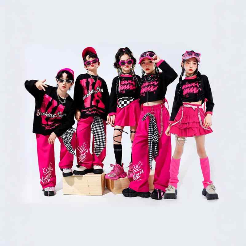 ・カテゴリ: 子供用パフォーマンス服、ダンス服・性別: ユニセックス・スタイル: ヒップホップ・主な素材: 綿・適用シーズン: 春、秋・サイズ展開: 110cm, 120cm, 130cm, 140cm, 150cm, 160cm, 170...