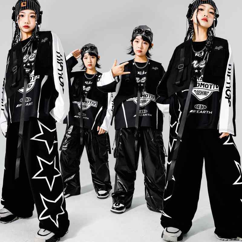 ・適用性別: ユニセックス・要素: トレンド・生地加工: 柔軟加工・スタイル: ヒップホップ・主な素材: ポリエステル 80%・カラー展開: ブラック、ホワイト・サイズ展開: 110cm, 120cm, 130cm, 140cm, 150c...