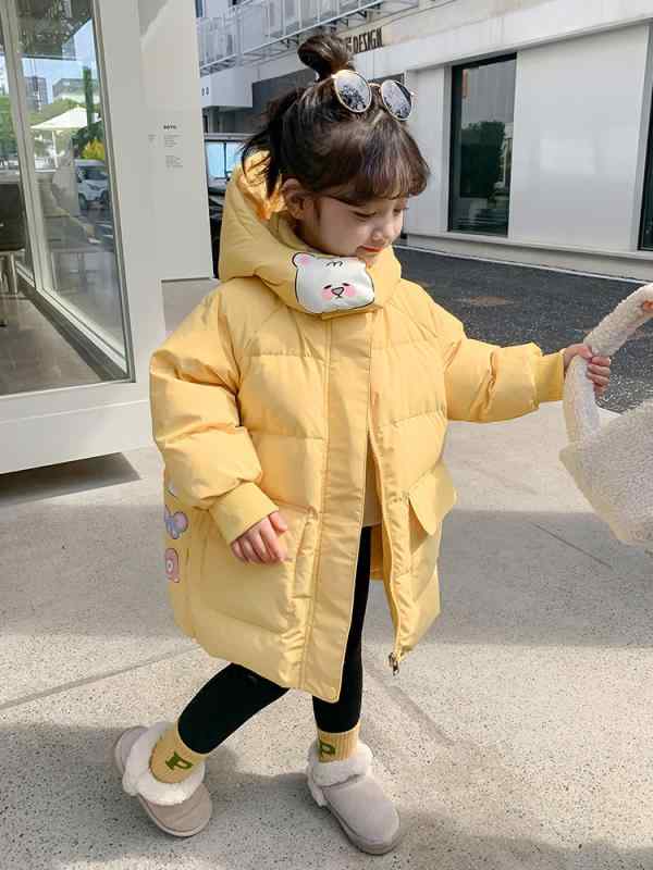 ・カテゴリ: キッズ中綿ジャケット・性別: 女性・スタイル: 韓国風・対象年齢: 3～8歳・生地加工: 柔軟加工・詰め物: 綿91～95%・フード: 取り外し不可・厚さ: 厚手・柄: 無地・デザイン要素: 可愛い、開襟、プリンセス、トレンド...