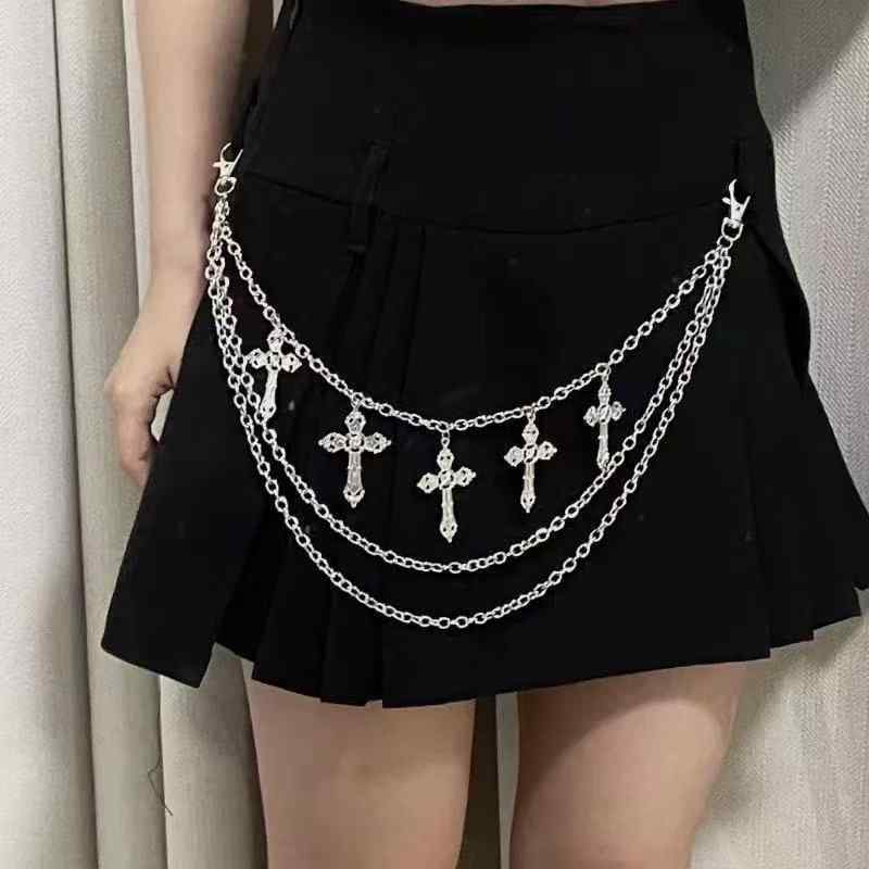 ・カテゴリ: 腰チェーン・性別: 女性・対象年齢: 大人・素材: 金属・デザイン要素: 円形・カラー展開: シルバー、ゴールド、ブラック・スタイル: 万能・チェーンの巻き数: 多重・長さ: 60cm以下