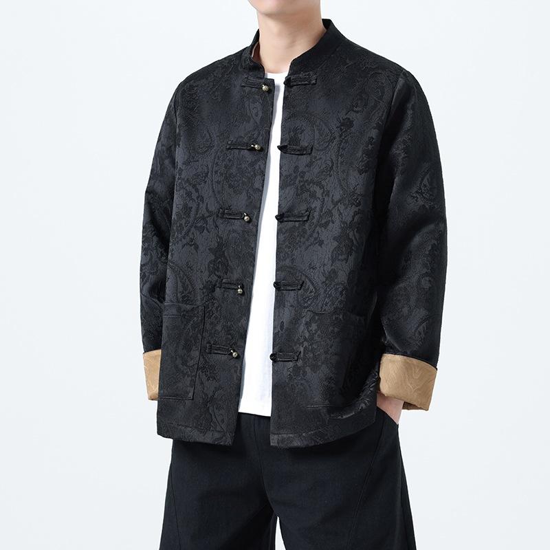 ・カテゴリ: 中山服・スタイル: 中国風、青春流行・主な素材: ポリエステル95%、綿混紡・シーン: カジュアル・対応サイズ: ビッグサイズ・デザイン: 配色・加工: 高温成形・カラー展開: ホワイト、ブラック・サイズ展開: M, L, X...