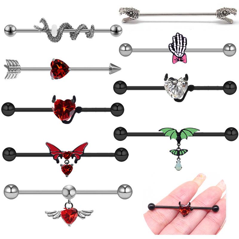 ・加工方法: 電鍍・デザイン: ハート型・流行要素: ハート型・スタイル: 甜酷風・スタイル分類: 個性風潮・カテゴリ: 耳飾り・流行要素分類: 形状/柄