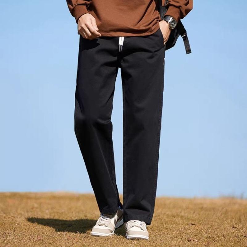 ・スタイル: スポーツ・ターゲット層: 18-24歳・タイプ: カーゴパンツ・シルエット: ストレート・丈: ロング・ウエスト: ミドルライズ・フロント: ドローストリング・厚さ: 普通・柄: 無地・対象: 大きいサイズ・主な素材: ポリエ...