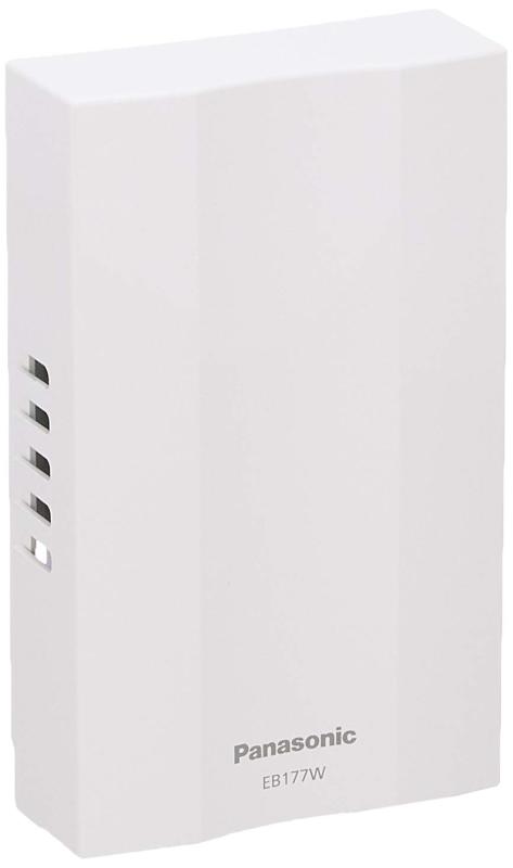 パナソニック(Panasonic) ニューサインポン ホワイト 押ボタン別/P EB177WPカラー:ホワイト定格電圧(動作電流):DC6V(アルカリ単3乾電池4コ)(別売)2,500mA以下音量(前方1m):70dB以上電池寿命:約半年(...