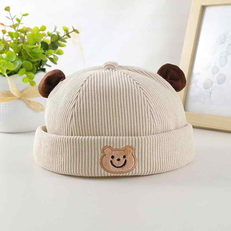 2個セット・カテゴリ: ニット帽；・カラー展開: ベージュ、ブラック、カーキ、ダークコーヒー、グレー；・サイズ展開: 3-12ヶ月 (41-46cm)、2-3歳 (48-50cm)；・帽子の形: ラウンドトップ；・機能: 保温、防風；・スタ...