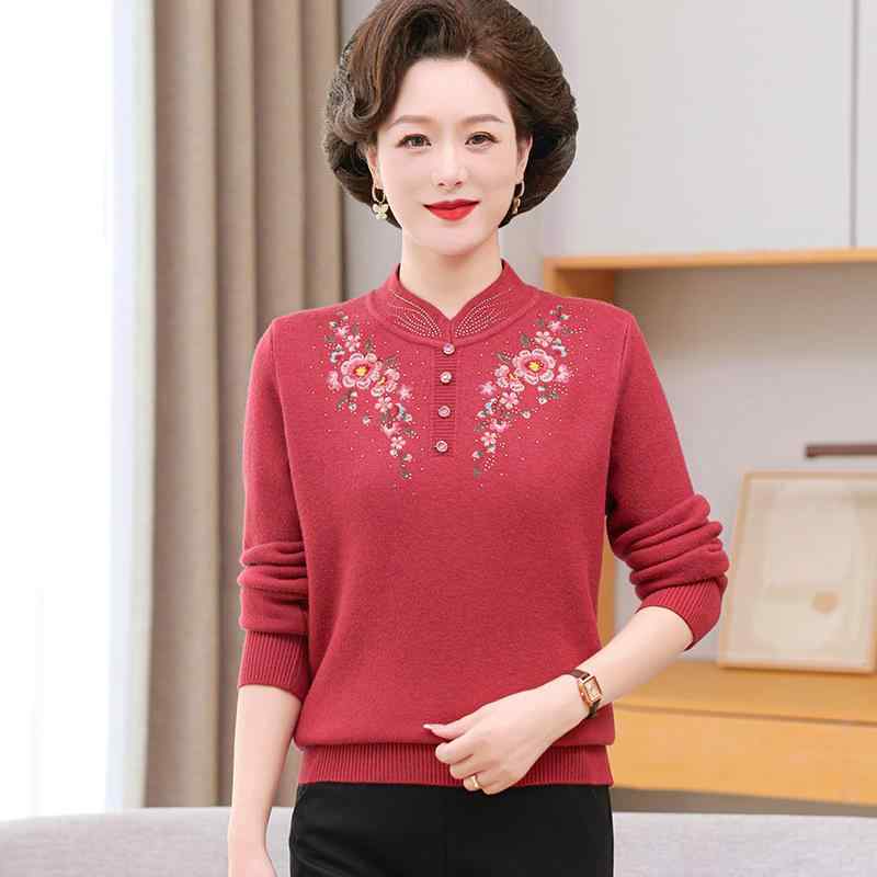 ・カラー展開: 紫米驼, 粉色, 山楂红, 中国紅, 紺, 枣红色・サイズ展開: L, XL, 2XL, 3XL, 4XL・素材: 網紗・主な素材: アクリル・主な素材の割合: 30%以下・スタイル: 民族風・柄: 植物花卉・流行要素: リ...