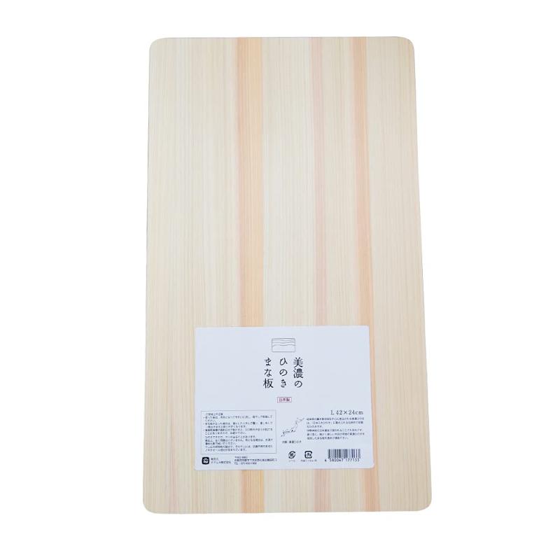 日本製 美濃のヒノキのまな板L 42×24cm重量：710g生産国：日本