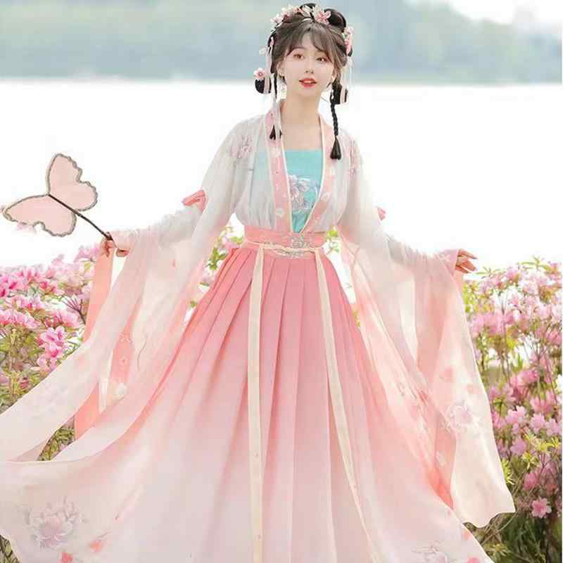 ・カテゴリ: 漢服・主な素材: 綿30%以下、ポリエステル繊維30%以下・カラー展開: 斉腰全套1、斉腰全套2・サイズ展開: S、M、L、XL・加工: 刺繡・デザイン: 紐留め