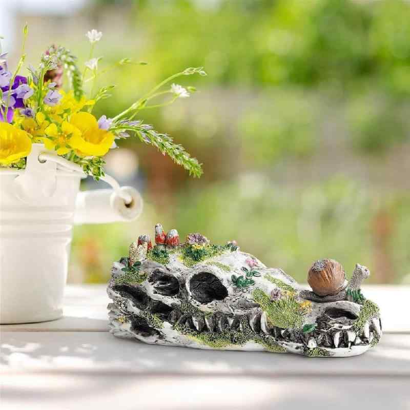 ・カテゴリ: 樹脂工芸品・カラー: 恐竜の頭蓋骨・スタイル: モダンミニマリスト・素材: 合成樹脂、プラスチック