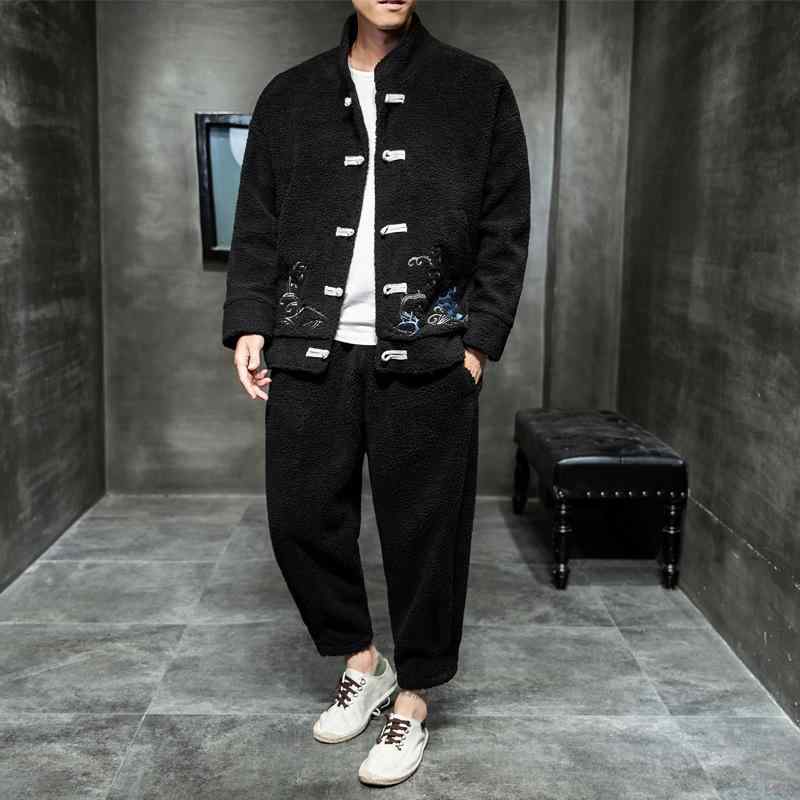 ・スタイル: カジュアル・厚さ: 普通・パンツ丈: 長パンツ・トップススタイル: ジャケット・トップス袖丈: 長袖・対象年齢: 18～24歳・生地: 綿混紡・主な素材: 綿63%・適用シーン: 日常・カラー展開: ブラック、軍グリーン、ベー...