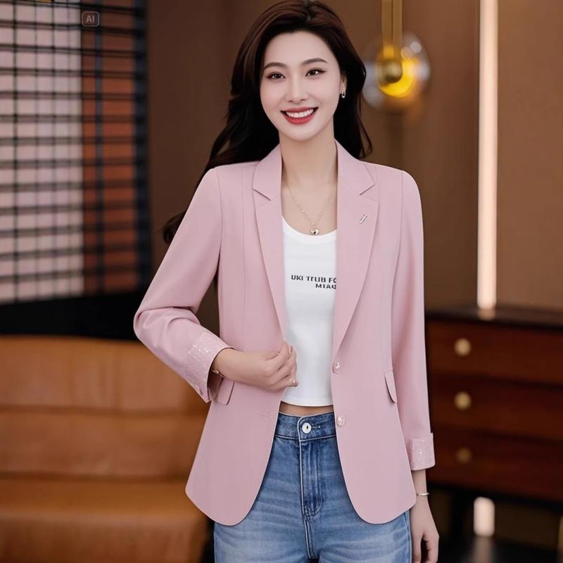 ・カテゴリ: ジャケット・スタイル: エレガント通勤・型: スリムフィット・着丈: レギュラー丈・ネックライン: テーラードカラー・袖丈: 長袖・袖タイプ: レギュラー袖・主な素材: ポリエステル 95%以上・加工: パッチワーク/異素材切...