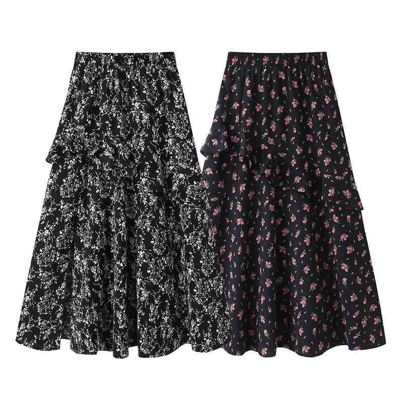 ・柄: 小花柄・加工: プリント・素材: ポリエステル70〜80%・スカートの形: Aライン・スカート丈: ロング丈・カラー展開: ピンク小花柄、オフホワイト小花柄・サイズ展開: S, M, L・スタイル: エレガントカジュアル・カテゴリ:...