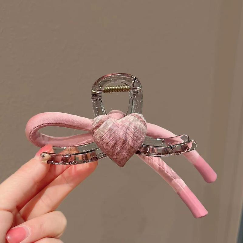 ・素材: アクリル・加工方法: 手作業・タイプ: ヘアクリップ・カラー: ピンク・カテゴリ: ヘッドアクセサリー・対象: 女性・スタイル: シンプル、フレッシュ、スイート・流行要素: ライン、幾何学模様