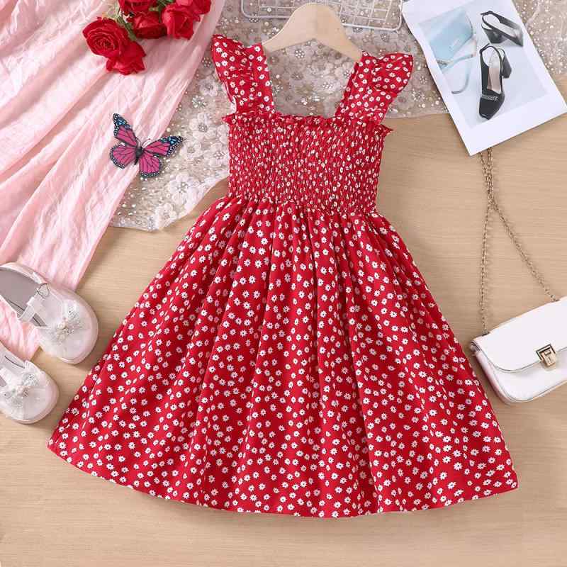 ・スタイル: カジュアル・主な素材: ポリエステル100%・カテゴリ: 子供用ワンピース・安全基準: Bクラス・性別: 女の子・対象年齢: 8歳以上、身長140cm以上・シーズン: 夏・スカート丈: Aライン・カラー展開: レッド、グリーン...