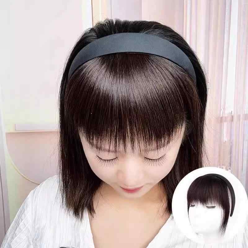 ・型番: LH126・対象: 女性・製法: マシンメイド・素材: 高温シルク・前髪タイプ: 斜め前髪・効果: レイリー・特性: ヘアスタイル変更・カラー展開: 自然黒、棕黒色、浅棕色、深棕色・カテゴリ: かつら前髪