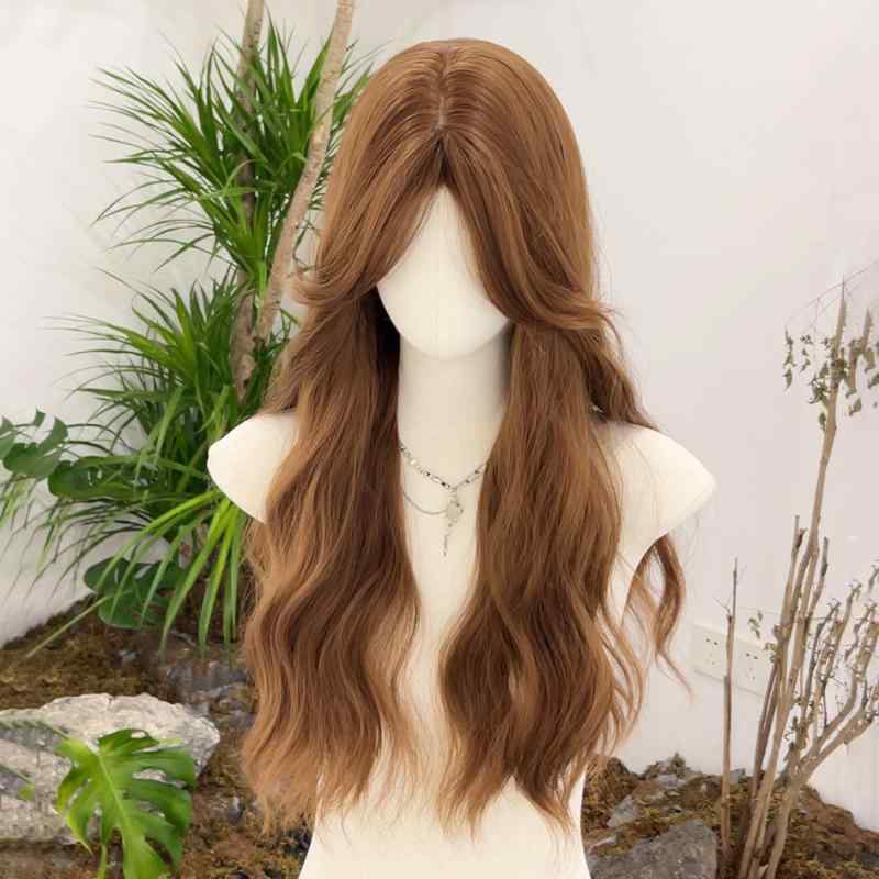 ・タイプ: ユニバーサル・加工方法: マシンメイド・パーマ・カラー: 不可・素材: 耐熱ファイバー・前髪: センター分け・スタイル: スウィート・効果: スウィートファッション・ヘアスタイル: ロングカール、ストレート/斜め前髪対応・特性:...