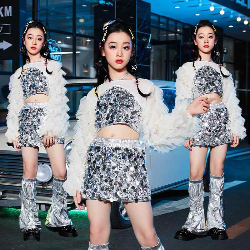 ・カテゴリ: キッズパフォーマンスウェア、ダンスウェア・スタイル: ヒップホップ・主な素材: ポリエステル80%・ダンスの種類: ジャズダンス、ウォーキング・性別: 女性・要素: トレンド・生地加工: 柔軟加工・安全基準: B類・対象年齢:...