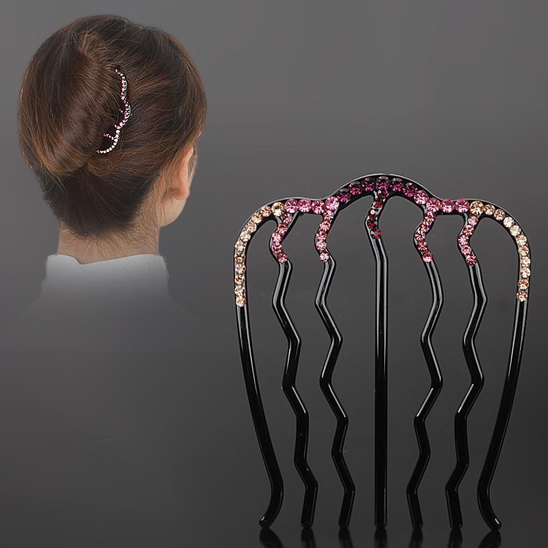 ・素材: 水晶・加工技術: 象嵌・カラー展開: 紫羅蘭グラデーション, 深紫浅紫グラデーション, 墨蘭灰グラデーション, シャンパンピンクグラデーション・スタイル: 日韓・スタイルカテゴリ: 文芸レトロ・カテゴリ: 頭飾り