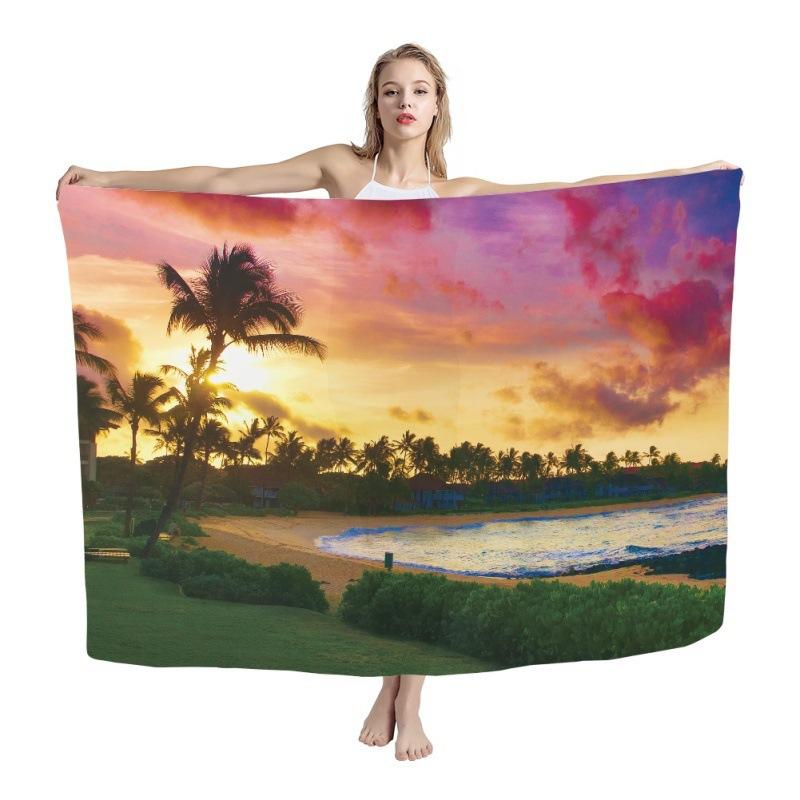 ・主な素材: ポリエステル・重量: 約120g～140g・サイズ: 143x202cm・糸の太さ: 150D・製造方法: プリント加工・カテゴリ: バスタオル、ビーチタオル