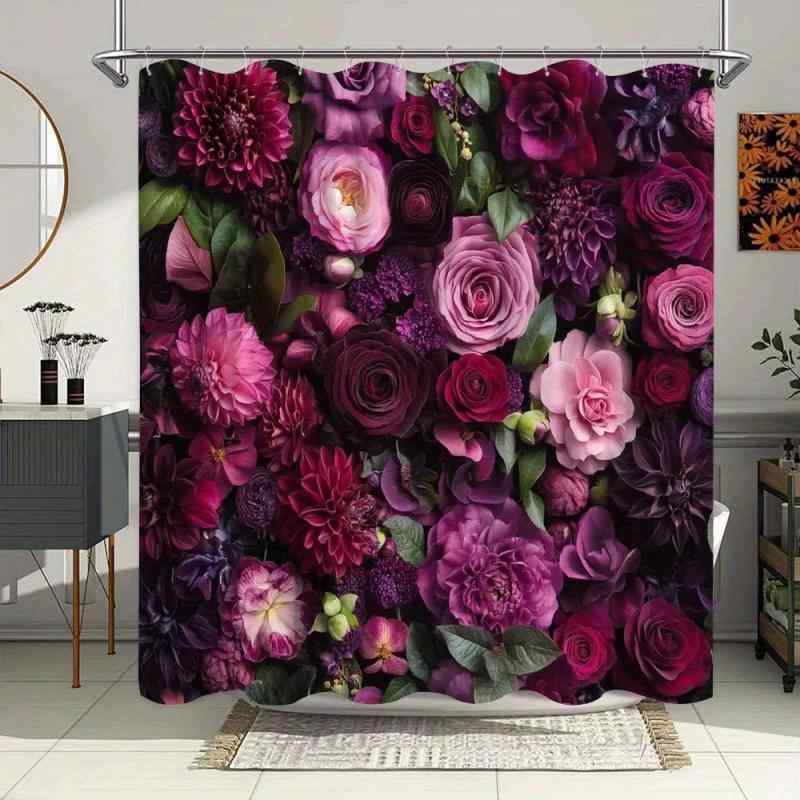 ・主な素材: ポリエステル・スタイル: モダン、シンプル・カラー: 花柄・サイズ展開: 180cm×180cm, 90cm×180cm, 150cm×180cm, 200cm×180cm