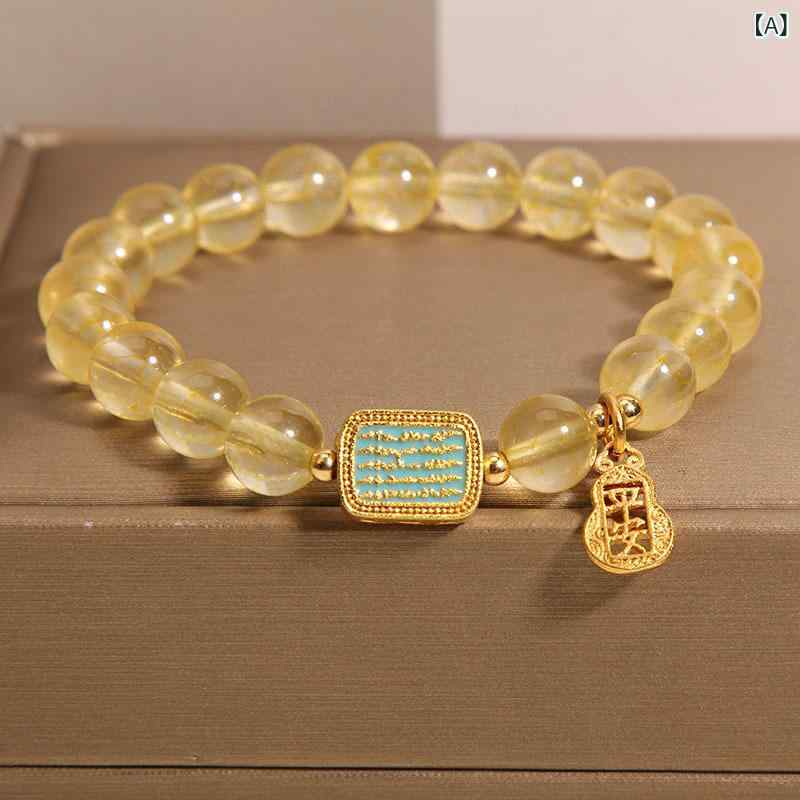 [&amp;quot;・素材: 水晶&amp;quot;,&amp;quot;・スタイル: レディース&amp;quot;,&amp;quot;・水晶の種類: 黄水晶&amp;quot;,&amp;quot;・カラー: 黄水晶+五条経文&a...