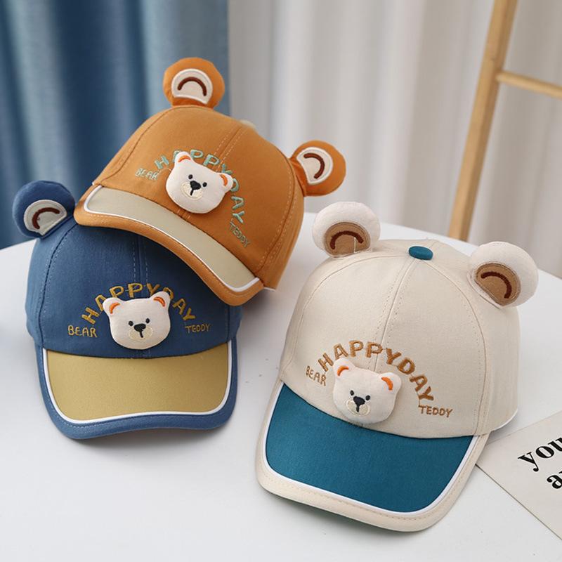 ・カテゴリ: ベースボールキャップ・サイズ展開: 1～4歳向け48～52cm・つばの形: カーブ・帽子のトップ: ラウンド・機能: 日焼け止め、日よけ・主な素材配合率: 31%～50%・スタイル: 日韓風、漫画、可愛い、フェミニン、韓国風、...