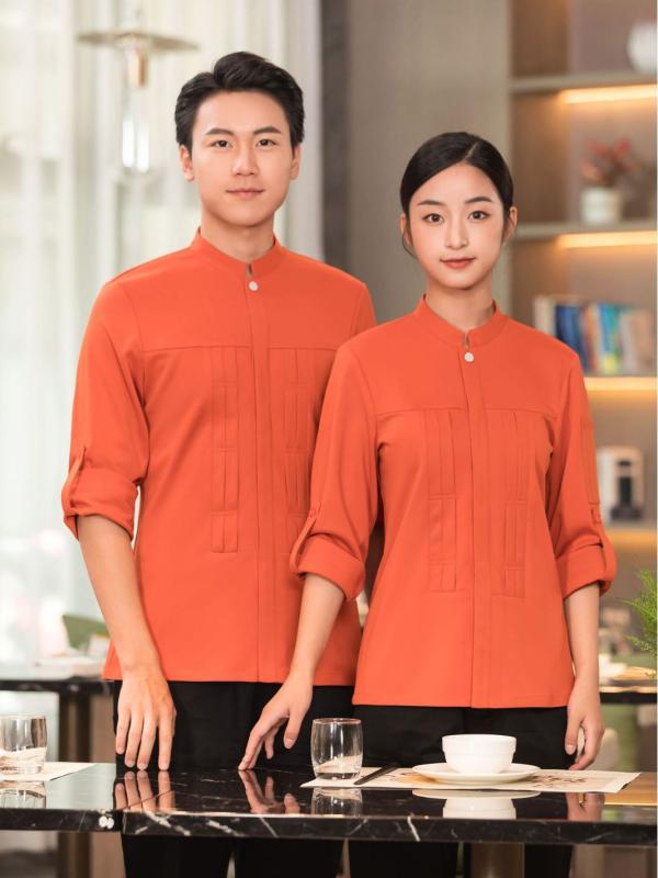 ・適用シーン: ホテルユニフォーム・性別: ユニセックス・カテゴリ: ウェア・機能: 吸湿速乾・丈: 長ズボン・生地: ポリエステル綿・主な素材: 綿 30-50%未満・第2の素材: ポリエステル 50-70%未満・カラー展開: オレンジ、...