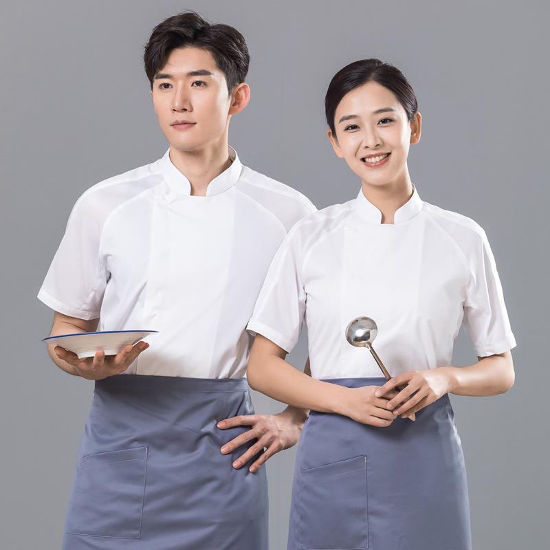 ・カテゴリ: シェフ服・性別: ユニセックス・機能: 吸湿速乾・シーズン: 春、夏、秋・主な素材: 綿30-50%、ポリエステル50-70%・カラー展開: ホワイト、グレー、ブラック・サイズ展開: M, L, XL, XXL, XXXL, ...