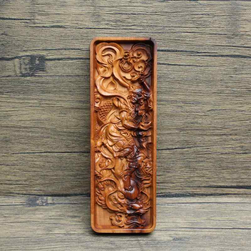 ・素材: 棗木材（古材）・工法: 彫刻・カテゴリ: 置物・宗教: 道教・デザイン: 魁星点斗・サイズ: 長さ19cm 奥行6cm 厚み2cm・用途: 宗教用品