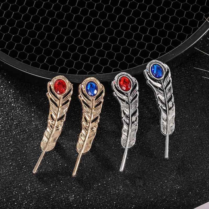 ・素材: 合金・タイプ: メンズ・デザイン: リーフ・加工方法: 電鍍・カラー展開: 金色サファイア、銀色サファイア、金色ルビー、銀色ルビー・機能: 記念、装飾、多機能、調節、両用、固定・スタイル: 万能・スタイルカテゴリ: ファッション通...