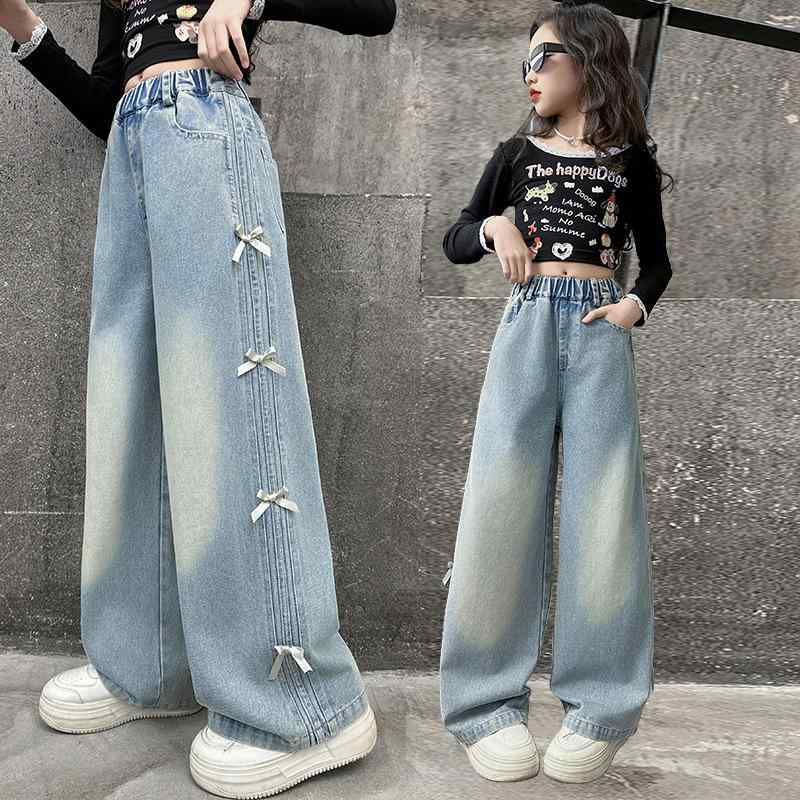 ・カテゴリ: キッズパンツ・アイテム: デニムパンツ・スタイル: カジュアル・性別: 女の子・対象年齢: 8歳以上、140cm以上・シーズン: 春、秋・主な素材: コットン100%・生地加工: 柔軟加工・丈: ロング・ウエスト: ハイウエス...