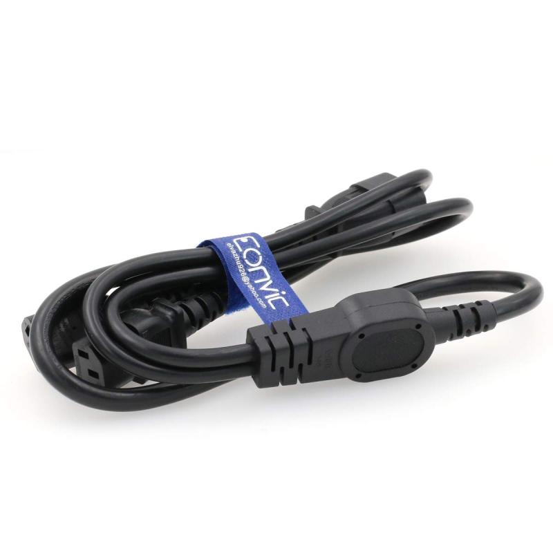Eonvic IECオス/メスC14オスから2XC13メススプリッター電源ケーブル1フィートソケット2xIEC320C13メスコネクタプラグ：IEC320C14オスプラグH05VV-F 3G 0.75mm^2のコード長さは1M（3ft）両端...