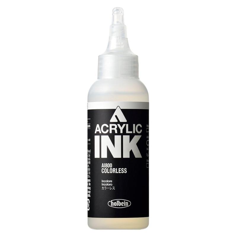 ホルベイン 液状アクリル樹脂絵具 アクリリックカラー インク 100ml ホワイト系