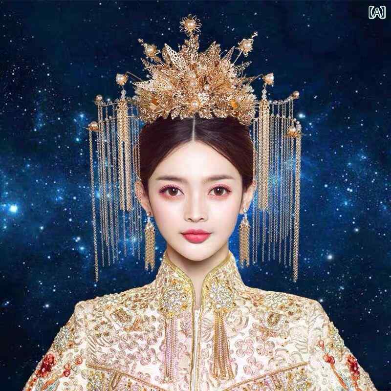 ・カテゴリ: ヘアアクセサリー・スタイル: レトロ、国風、古風、シンプル・主な素材: 合金・仕上げ: メッキ・対象: レディース・カラー: ゴールド・モチーフ: 花