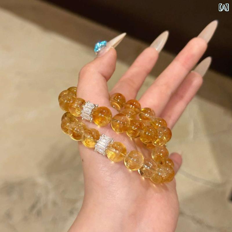 ・素材: 人造水晶・加工技術: ラインストーン埋め込み・スタイル: レディース、シンプル、個性派・デザイン: U字型・主な用途: 旅行記念品・カラー展開: イエローアッセ、ホワイト、透明・モチーフ: 氷結晶（ビブロス）・商品カテゴリ: ブレ...