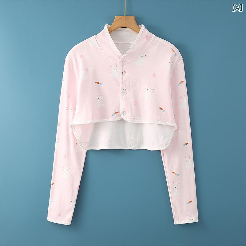 ・主な素材: 綿・サイズ展開: M、L、XL、XXL、3XL・対象: 成人・カラー展開: ピンク小ウサギ（長袖スタンドカラー）、ライトグレー（長袖スタンドカラー）、フレッシュストロベリー（長袖スタンドカラー）、スキンカラー（長袖スタンドカラ...