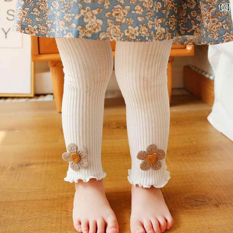 ・カテゴリ: 子供用パンツ・スタイル: 韓国風・主な素材: ポリエステル（67%）・ズボンの長さ: 長ズボン・対象性別: 女の子・対象年齢: 乳幼児（1~3歳、身長80~100cm）・デザイン: レギンス・生地加工: 柔軟処理・柄: 無地・...